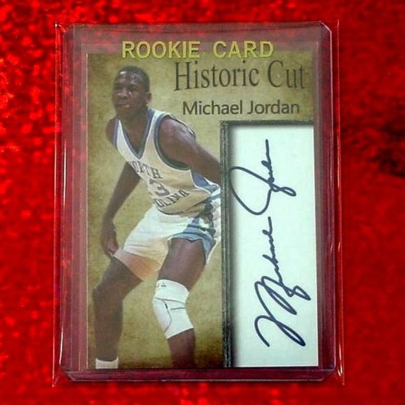 NBA | Other | Michael Jordan Rookie Facsimilie Autograph Card | Poshmark
